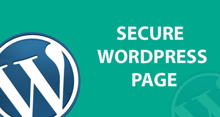 How to Secure WordPress Page using SSL?