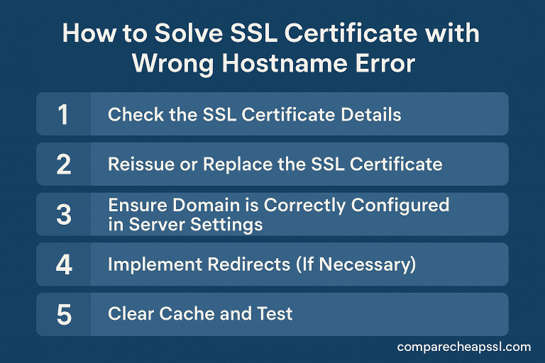 How to Solve SSL Certificate with Wrong Hostname Error?