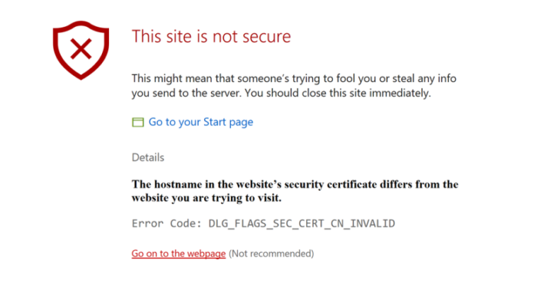 Security Errors Code on Secure website - A Complete Guide