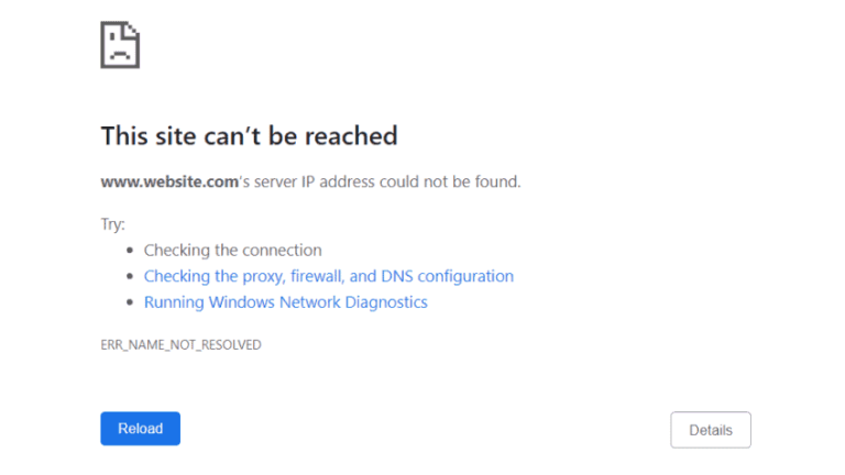 ERR_NAME_NOT_RESOLVED - Here is Solution