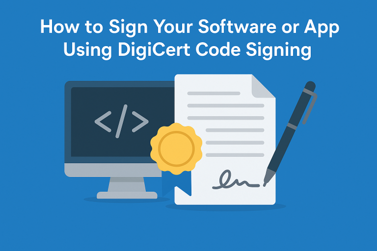 How to Sign Your Software or App Using DigiCert Code Signing