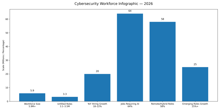 Cybersecurity Job & Salary Statistics in 2026 | Future Career Outlook ...